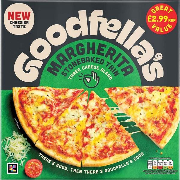 Fife Creamery. FROZEN GOODFELLAS PIZZA TC MARGHERITA 7X345G £2.99PMP